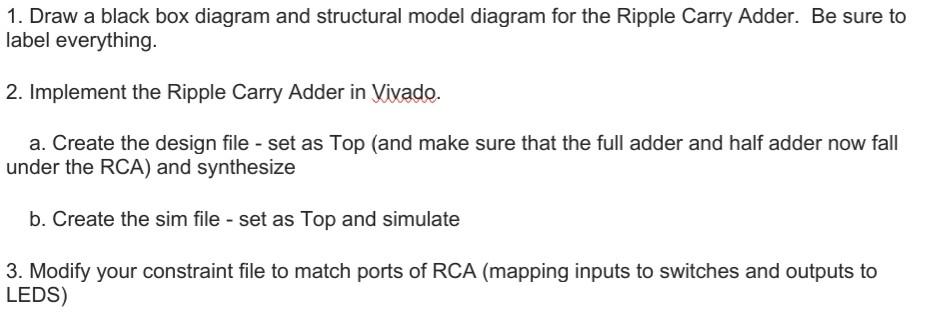 Solved 1. Draw a black box diagram and structural model | Chegg.com