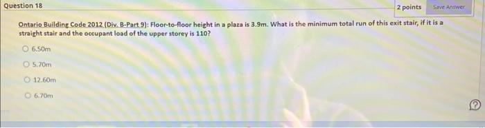 Solved Ontario Building Code 2012 (Div. B-Part 9): | Chegg.com