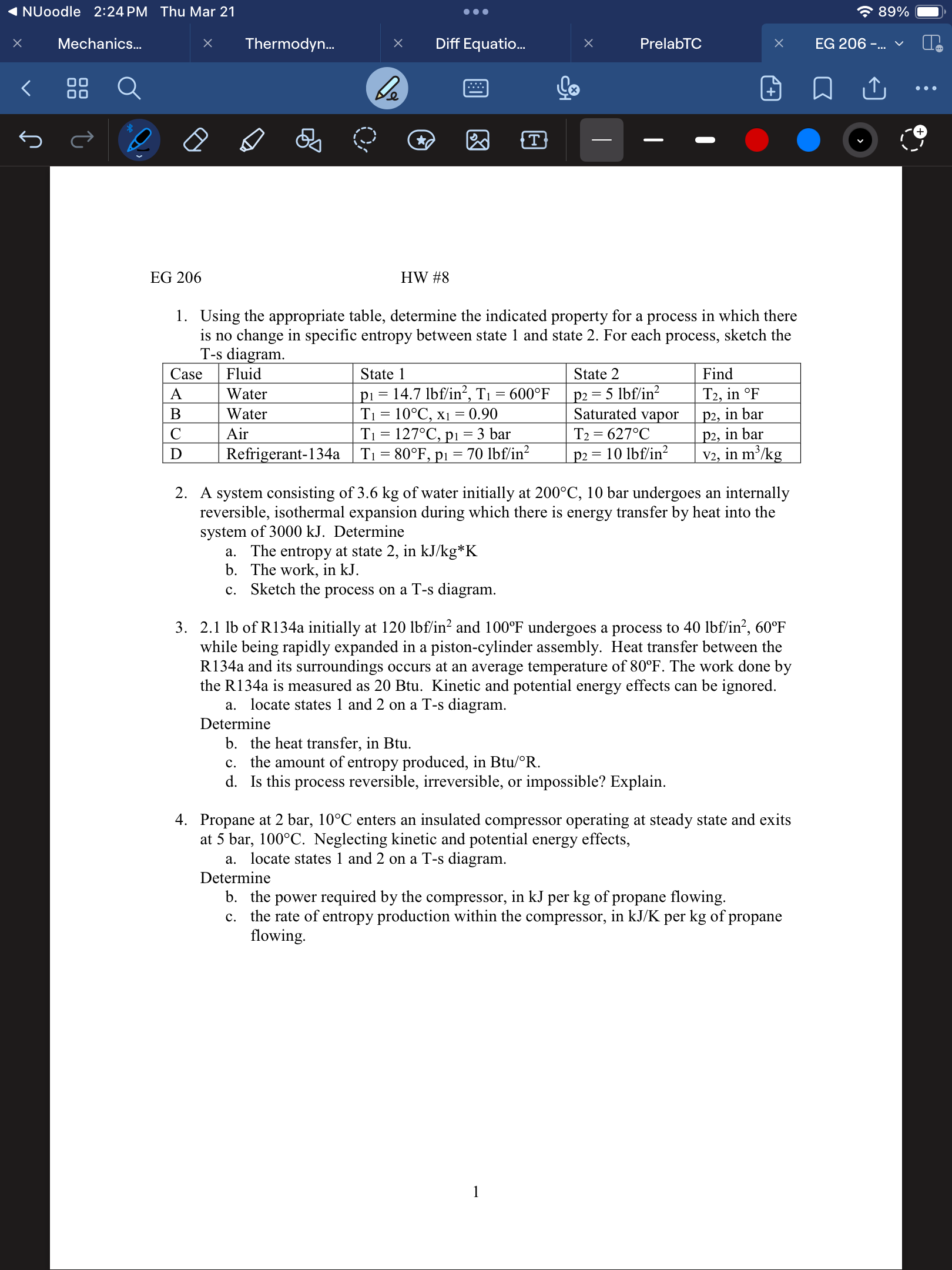 Solved Using the appropriate table, determine the indicated | Chegg.com
