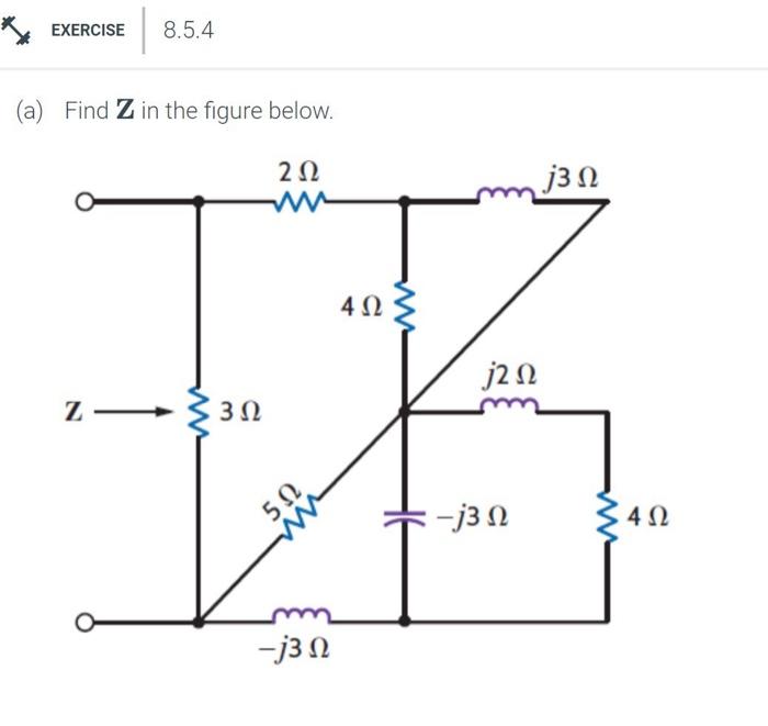 Solved (a) Find Z in the figure below. | Chegg.com