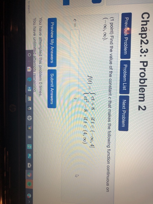 Solved Chap2.3: Problem 2 Previous Problem Problem List Next | Chegg.com