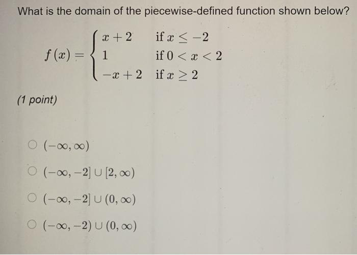 Solved Evaluate the piecewise-defined function at f(3). f(x) | Chegg.com