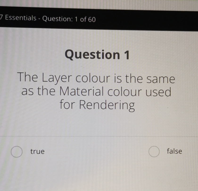 Solved 7 ﻿Essentials - ﻿Question: 1 ﻿of 60Question 1The | Chegg.com