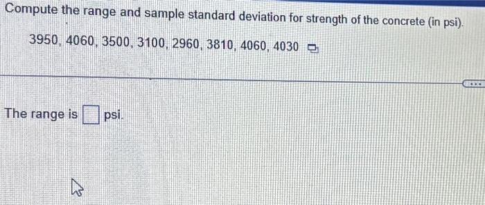 Solved Compute the range and sample standard deviation for | Chegg.com