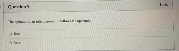 Solved 1 pts Question 6 In Python, a node in a doubly linked | Chegg.com