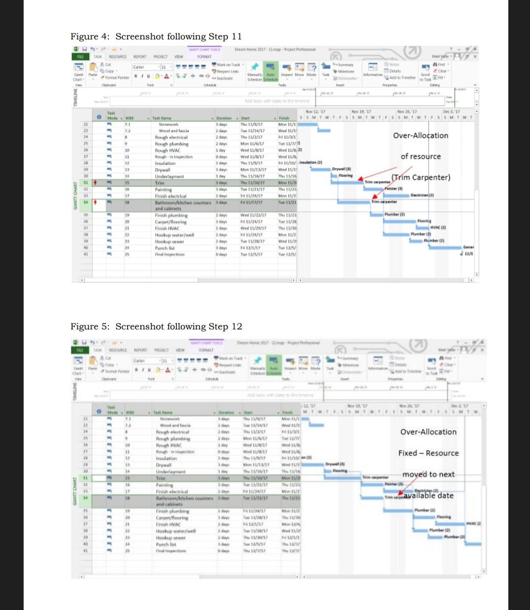 Solved 8. Create Milestones in your project file based on | Chegg.com
