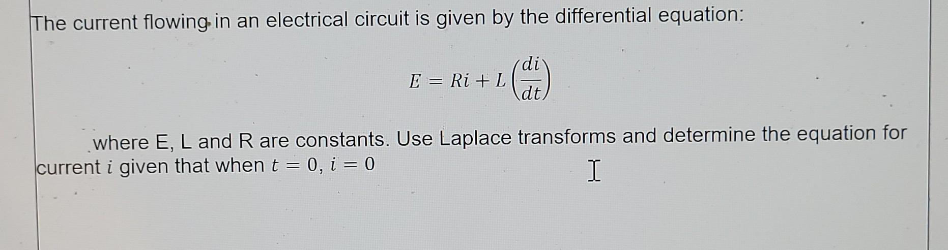Solved The current flowing in an electrical circuit is given | Chegg.com