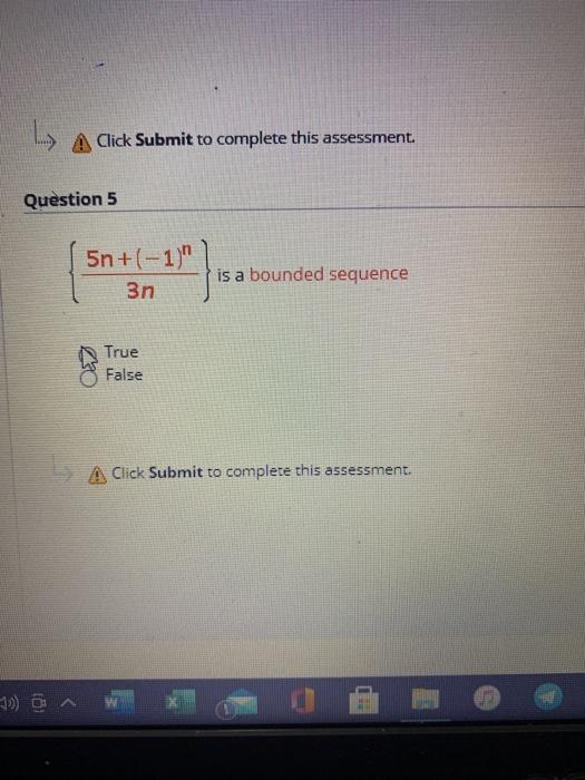 Solved Click Submit to complete this assessment. Question 5 | Chegg.com