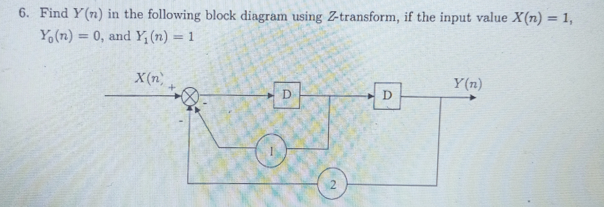 Solved by an EXPERT If D is delay function, then Find Y(n) ﻿in the | Chegg.com