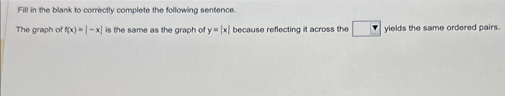Solved Fill in the blank to correctly complete the following | Chegg.com