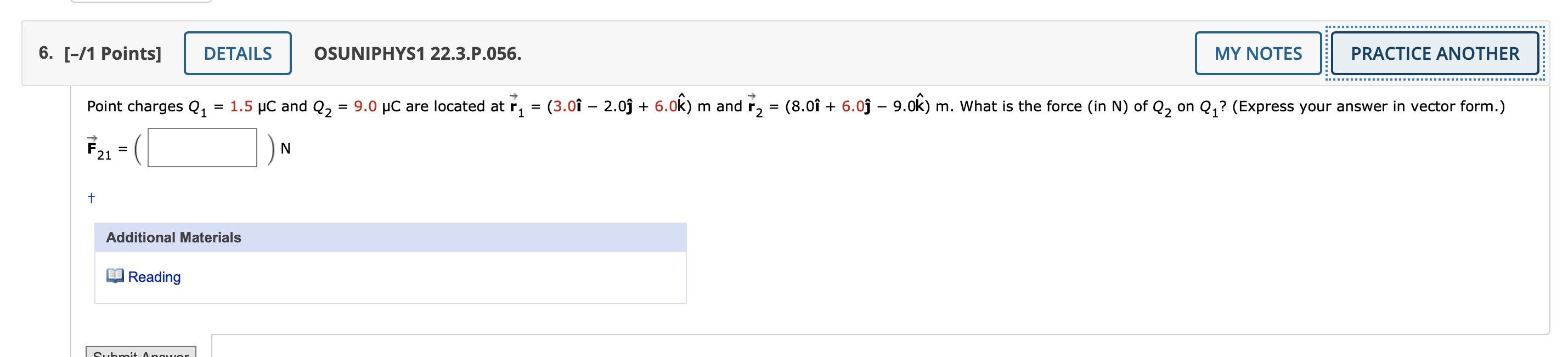 Solved Express your answer in vector form.) | Chegg.com