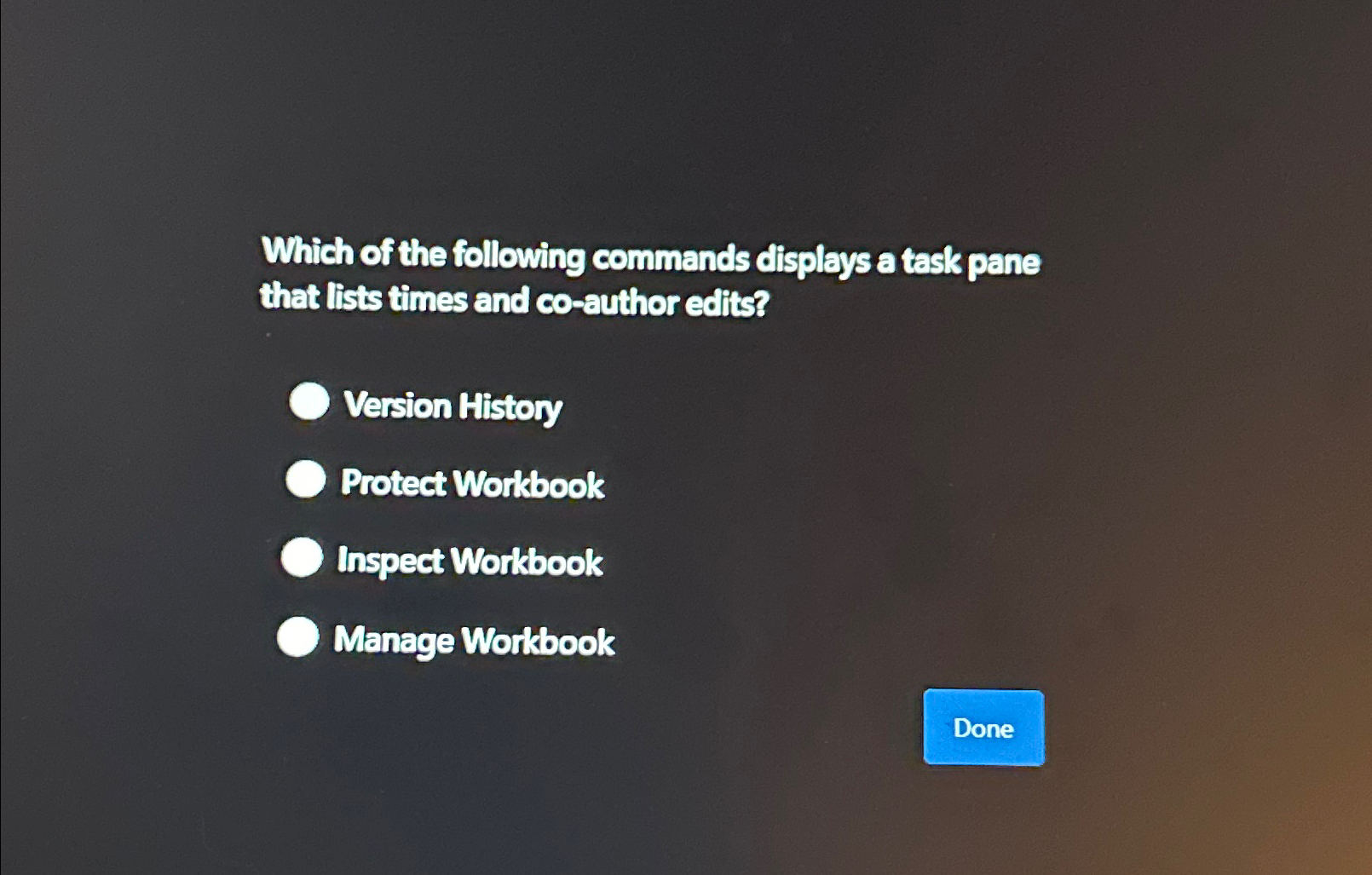 Solved Which of the following commands displays a task pane | Chegg.com