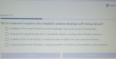 Solved Which statement explains why metabolic acidosis | Chegg.com