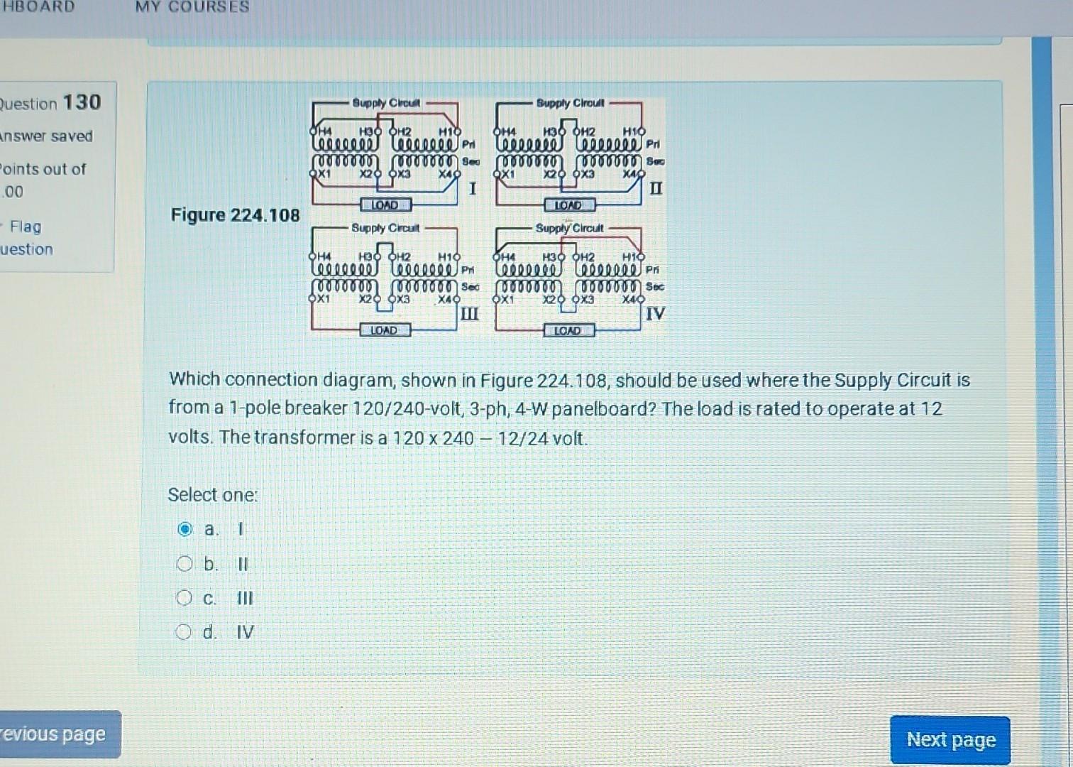 Solved Which connection diagram, shown in Figure 224.108, | Chegg.com