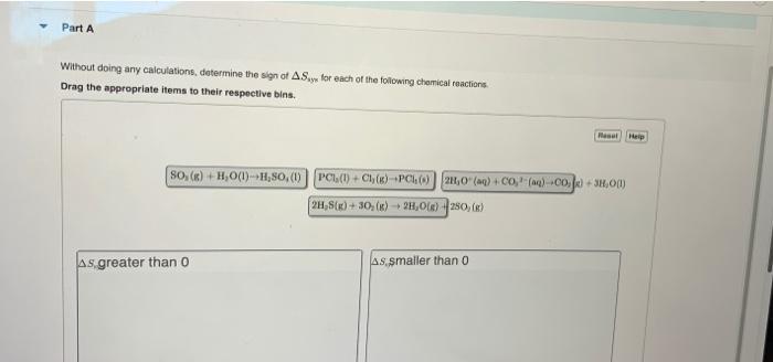 Solved Without doing any calculations, determine the sign of | Chegg.com