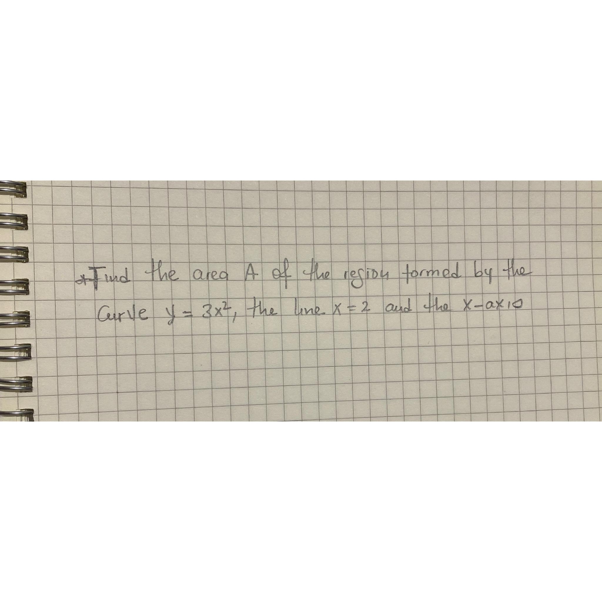 Solved Find the area A of the region formed by the Curve | Chegg.com