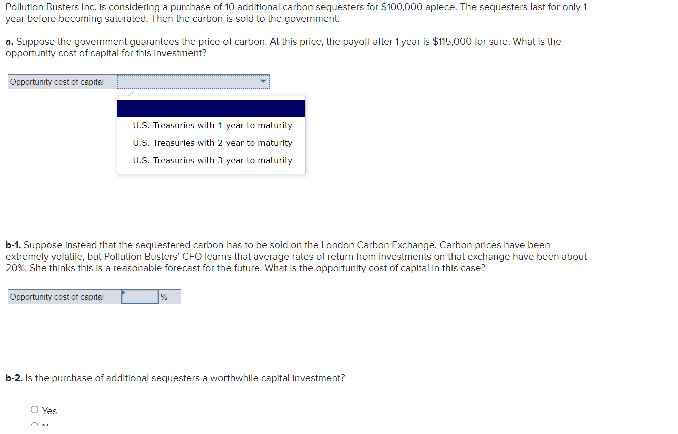 Solved Pollution Busters Inc. is considering a purchase of | Chegg.com
