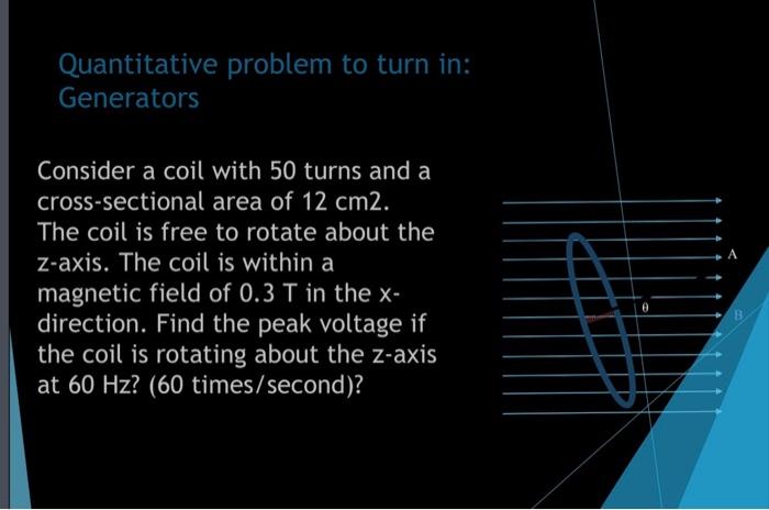 Solved Quantitative problem to turn in: Generators Consider | Chegg.com