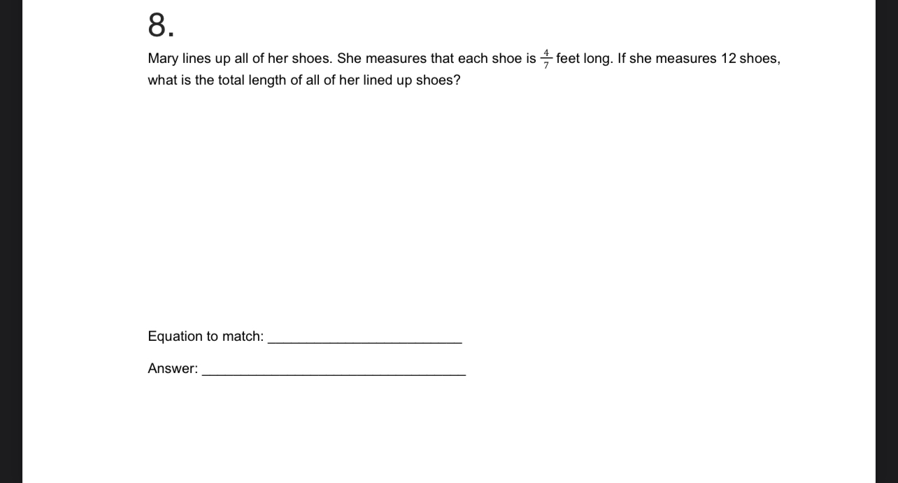 Solved Mary lines up all of her shoes. She measures that | Chegg.com