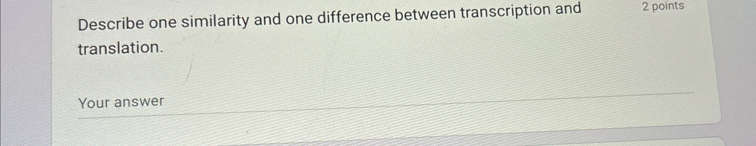 Solved Describe one similarity and one difference between | Chegg.com