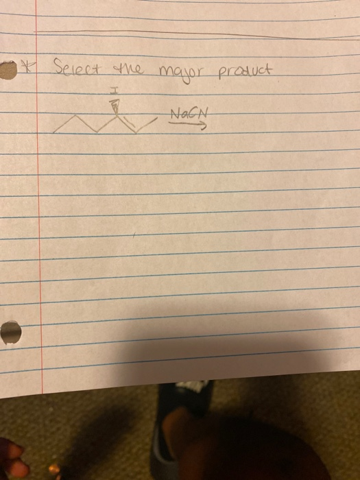 Solved Select the major product NAGN | Chegg.com