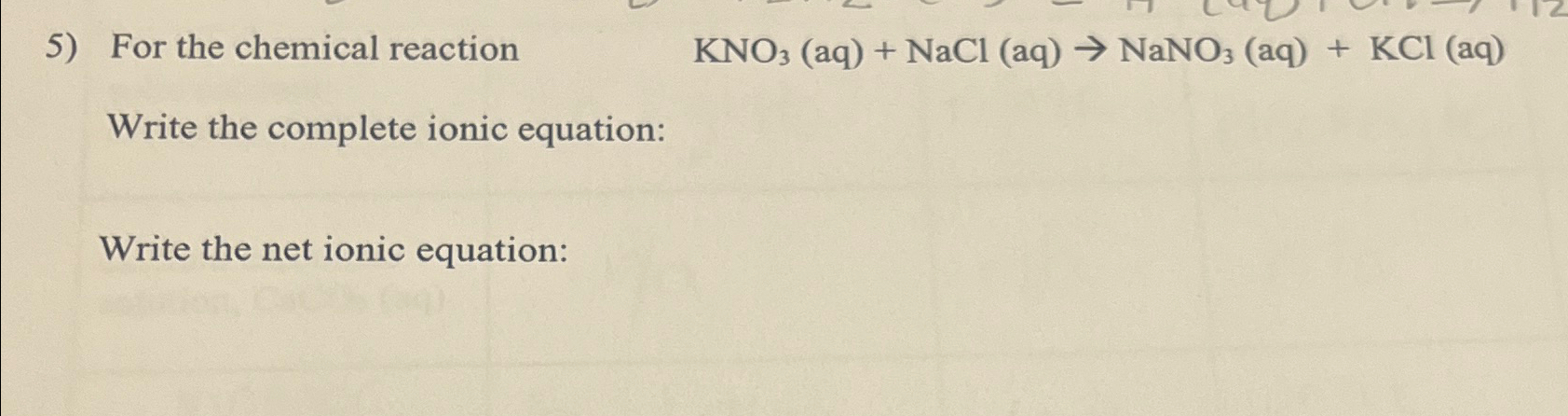 Solved For the chemical reaction | Chegg.com
