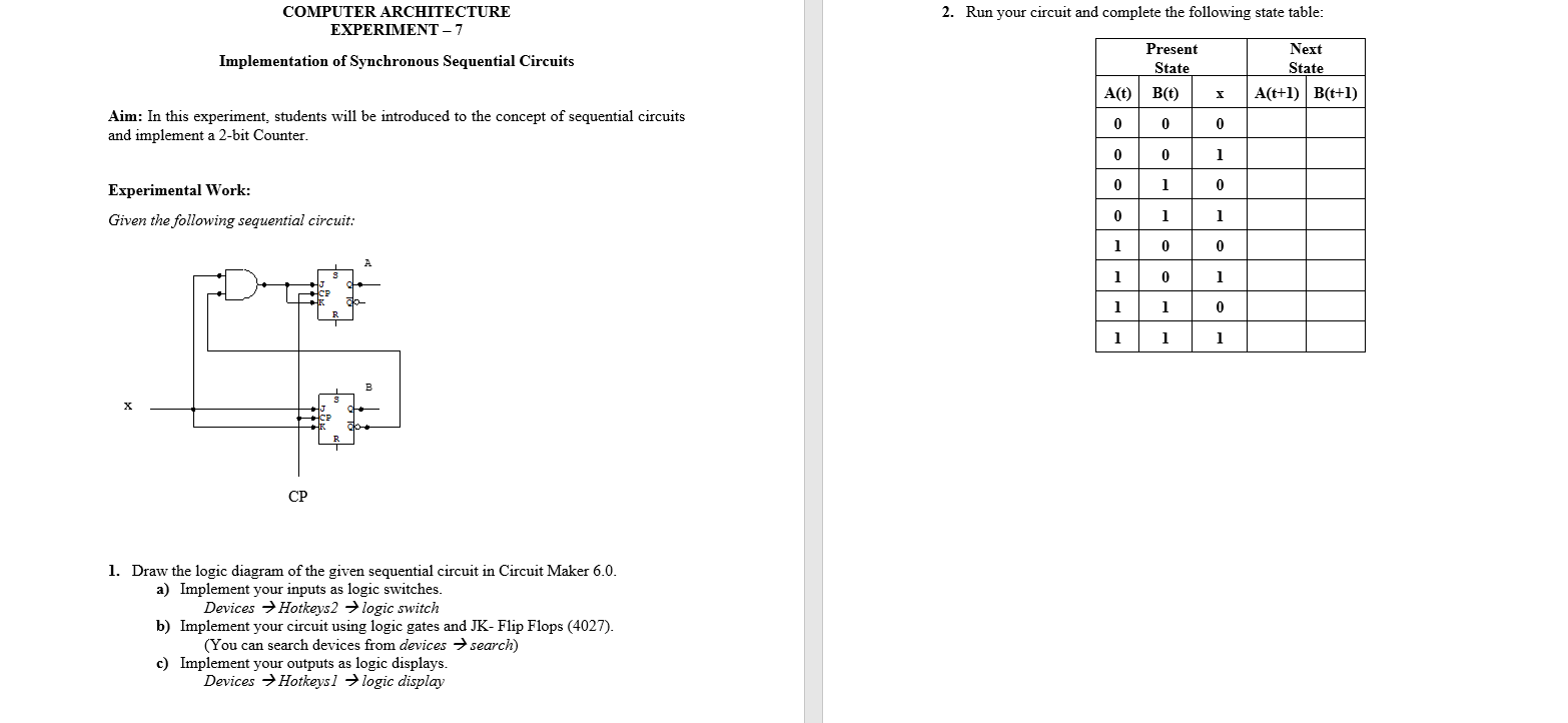 Aim: In this experiment, students will be introduced | Chegg.com