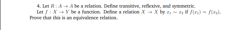 Solved 4. Let R:A→A be a relation. Define transitive, | Chegg.com