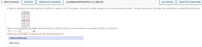 Solved 11. [-/0.5 Points DETAILS ILLOWSKYINTROSTAT1 | Chegg.com