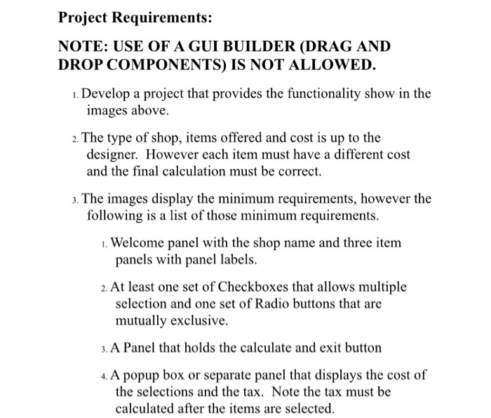 Solved Project Overview Create A Java Graphics Program That