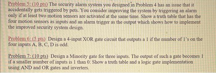 Solved Problem 8 10pts Construct The Truth Table For The