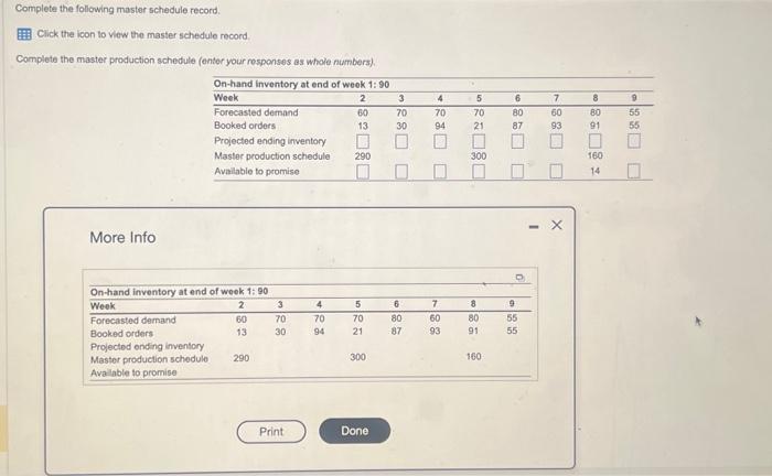 Solved i dont know if what i was filling in is right or not | Chegg.com