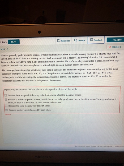 Solved Resources Give Up? Feedback Try Again 59.7% at Score: | Chegg.com