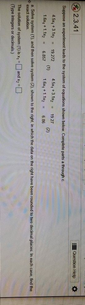 Solved W 2.3.41 Question Help Suppose an experiment leads to | Chegg.com