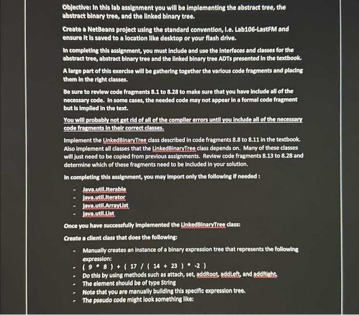 Solved Objective: in this lab assignment you will be | Chegg.com