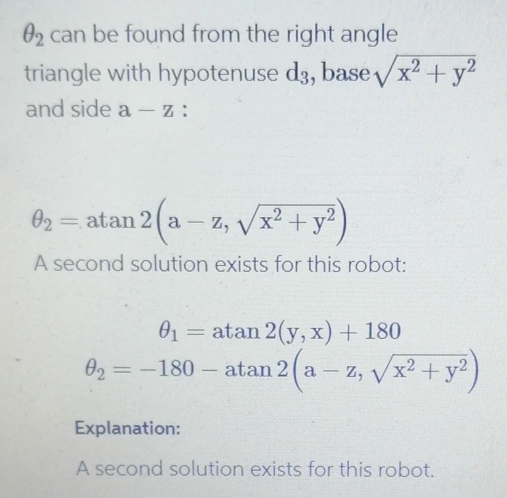 Solved Solve the inverse kinematics problem. Solve the | Chegg.com
