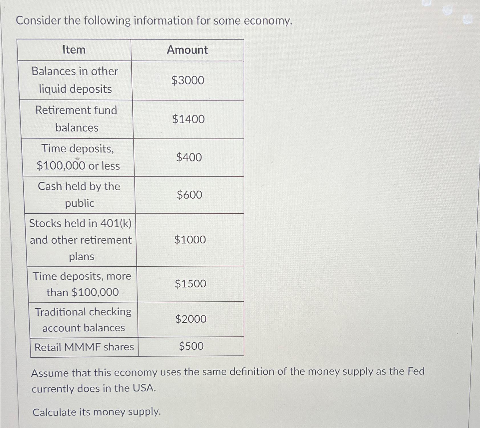 Solved Consider the following information for some | Chegg.com