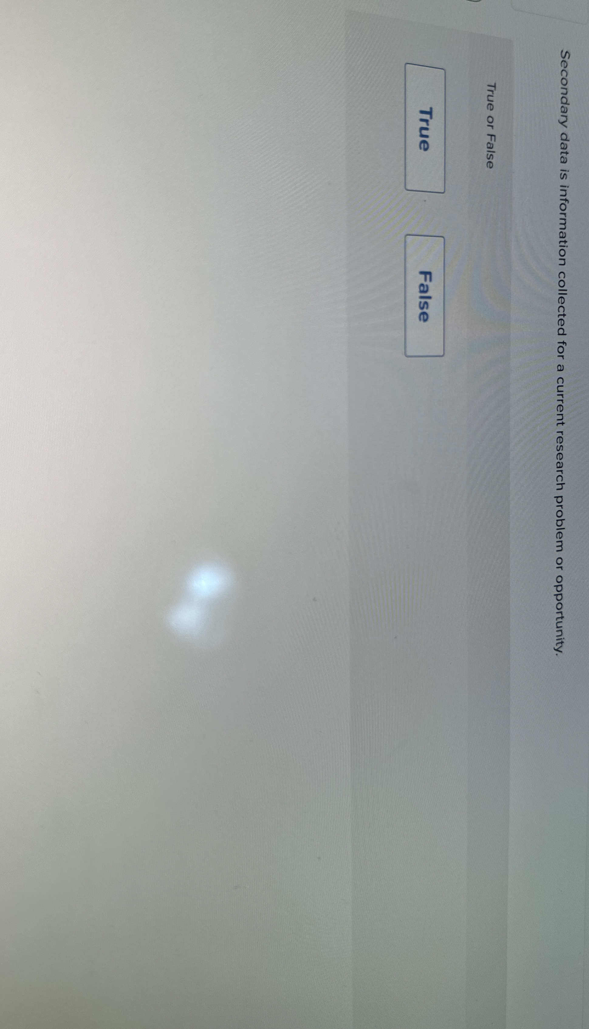 Solved Secondary data is information collected for a current | Chegg.com
