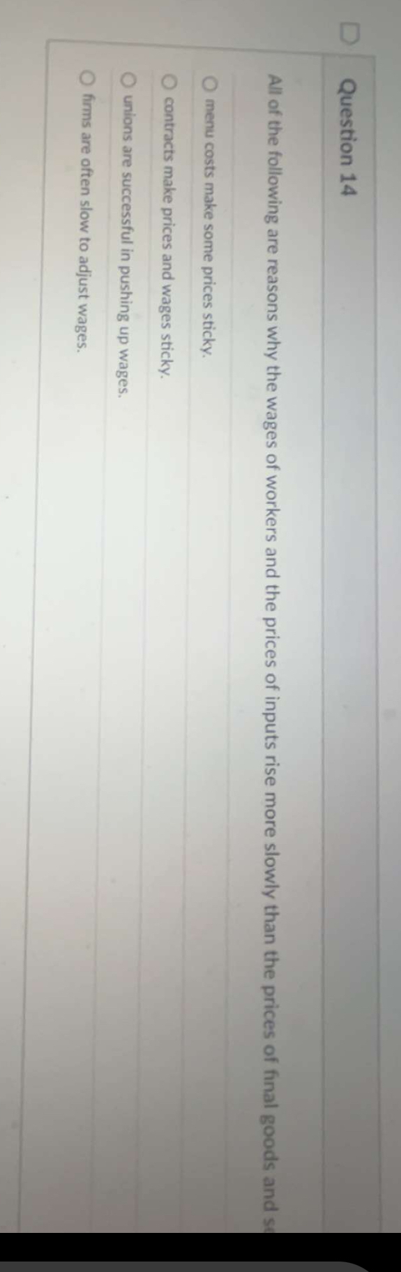 Solved Question 14All of the following are reasons why the | Chegg.com