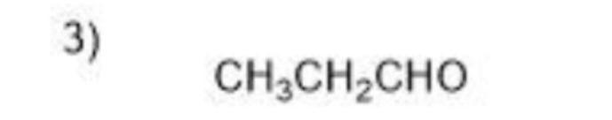 Solved 3) CH3CH2CHO | Chegg.com