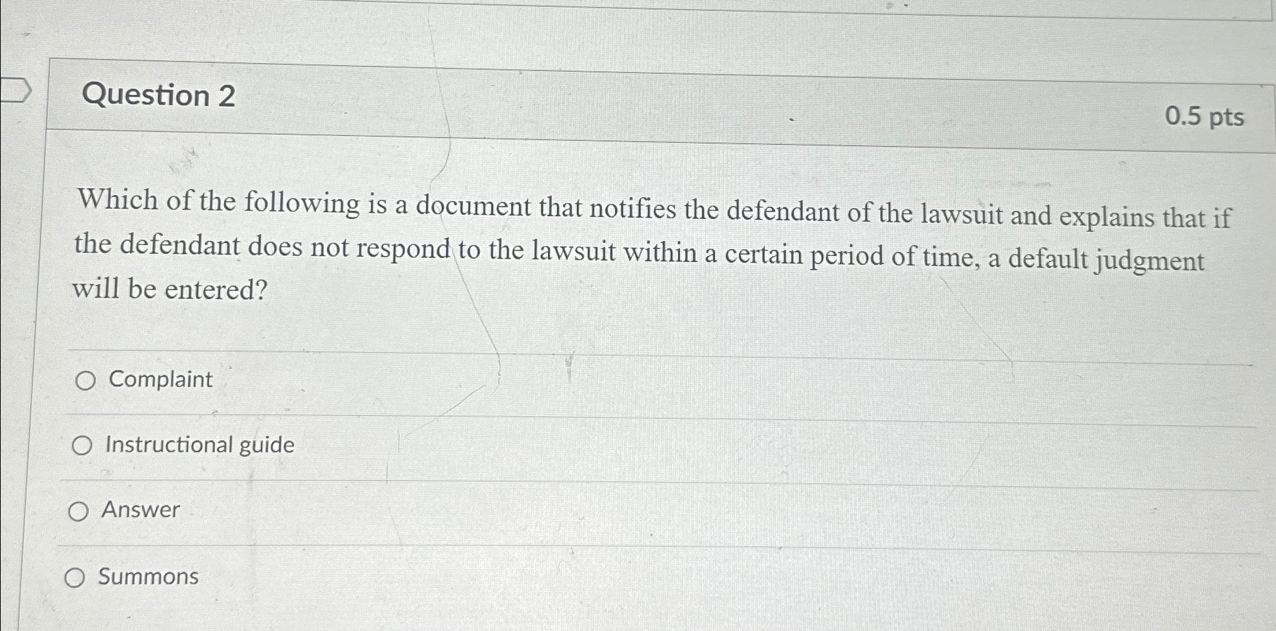 Solved Question 20.5ptsWhich of the following is a document | Chegg.com