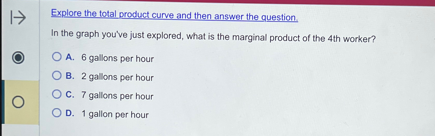 Explore the total product curve and then answer the | Chegg.com