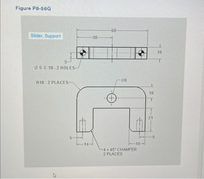 Solved can you show how to draw these two parts in autoCAD | Chegg.com