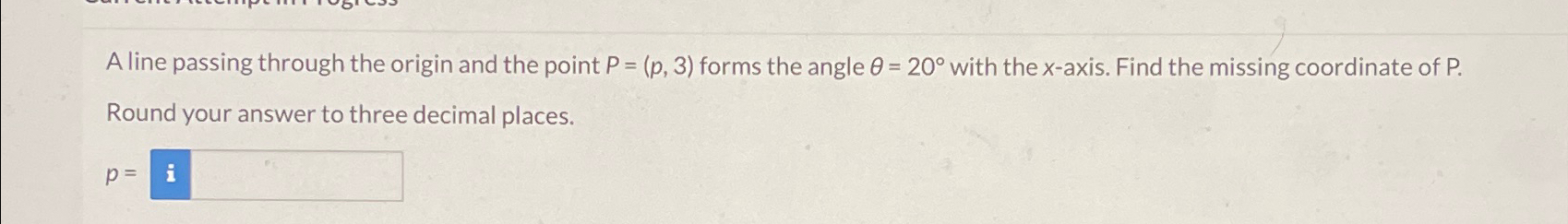 Solved A line passing through the origin and the point | Chegg.com