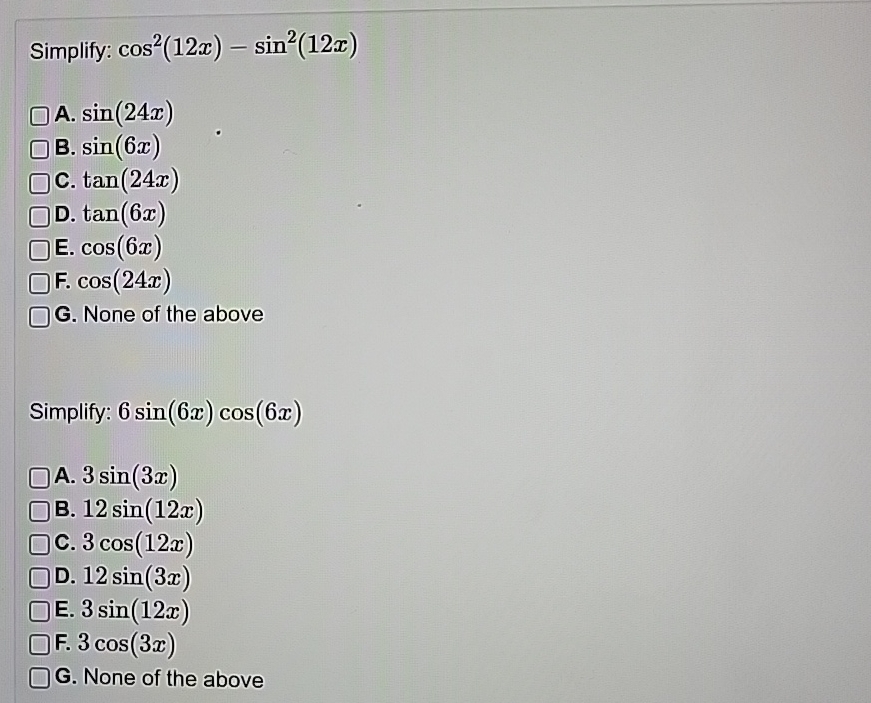 Solved Simplify: | Chegg.com