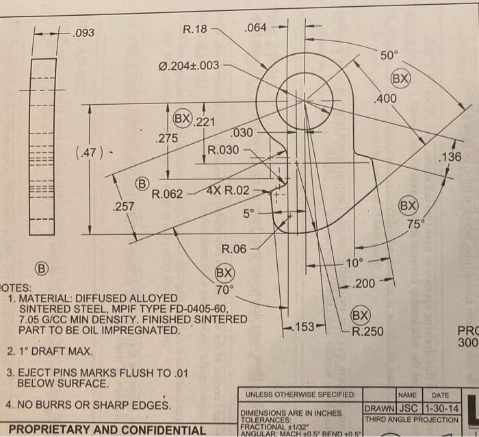 Solved i need help with print reading for industry 11th | Chegg.com