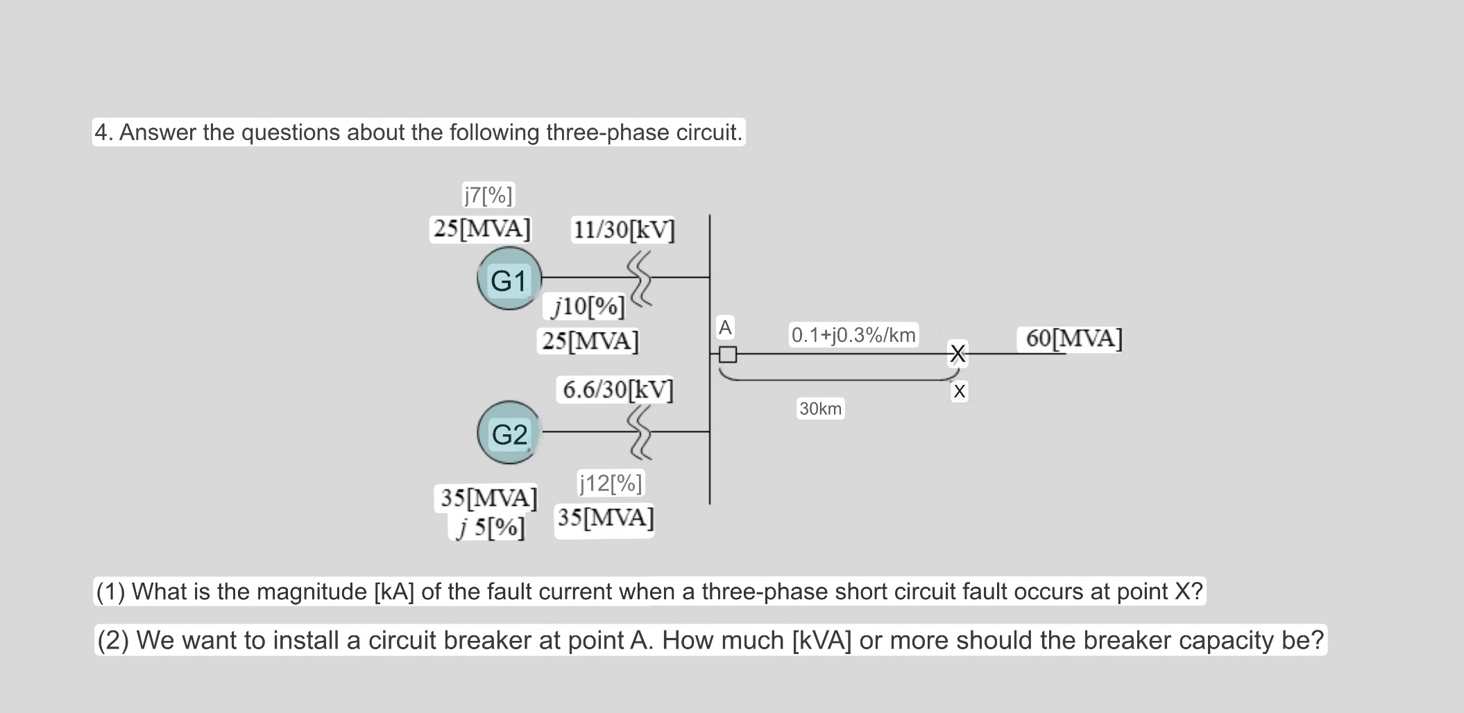 Solved Answer the questions about the following three-phase | Chegg.com