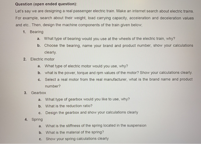 Solved Question (open ended question): Let's say we are | Chegg.com