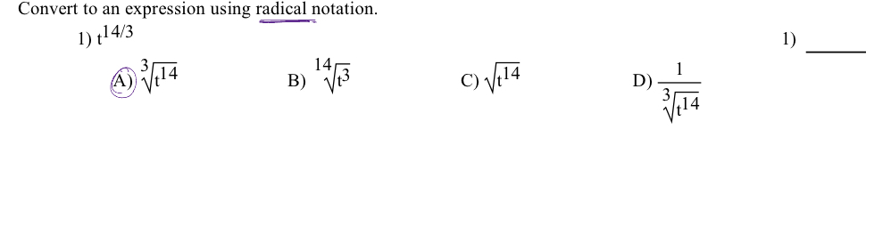 Solved Convert to an expression using radical | Chegg.com