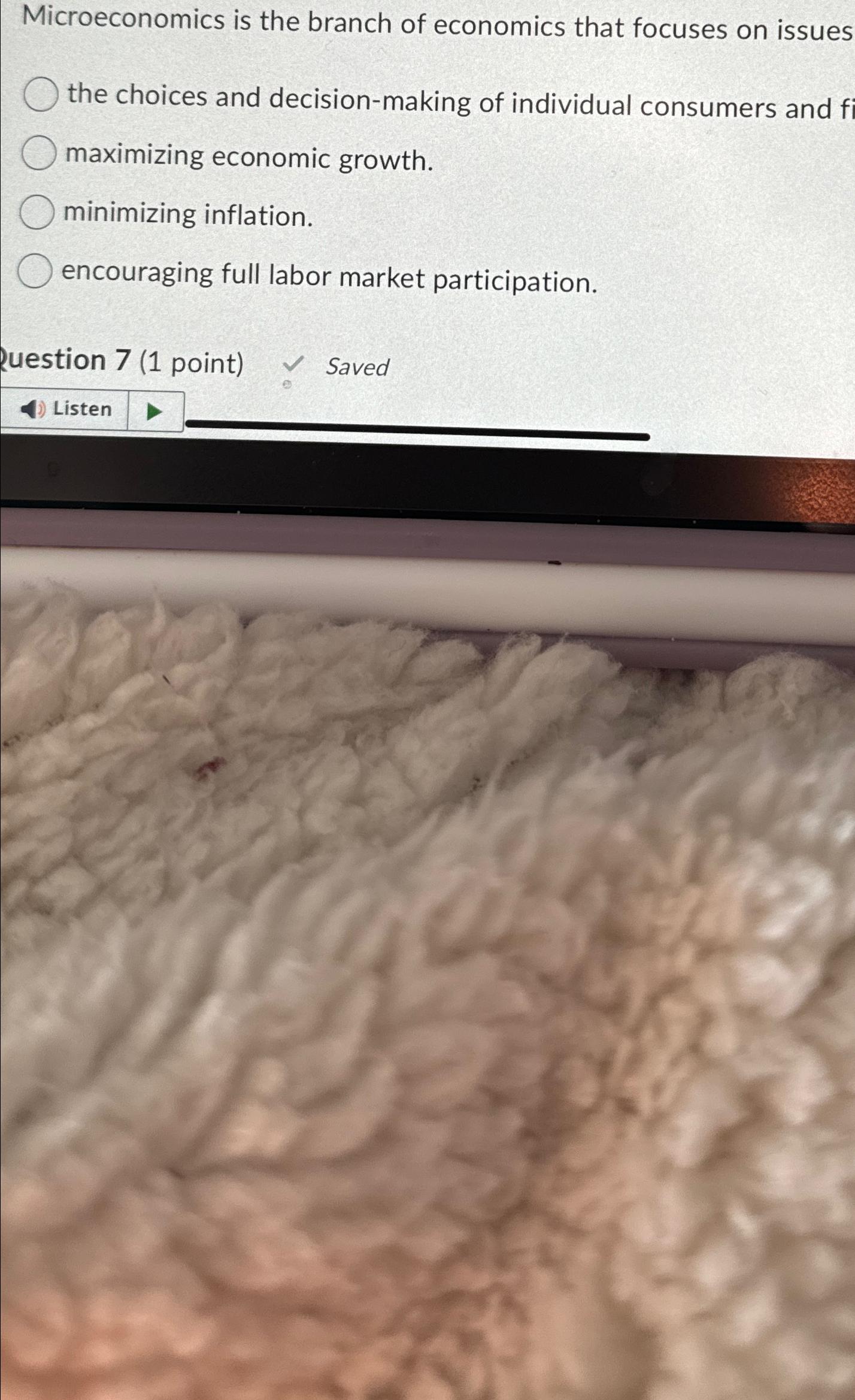 Solved Microeconomics is the branch of economics that | Chegg.com